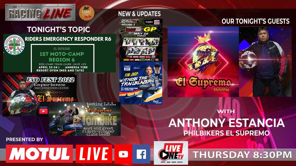 The Racing Line TV Table Talk Live! EP 43 Tonight 8:30pm Tonight's ...