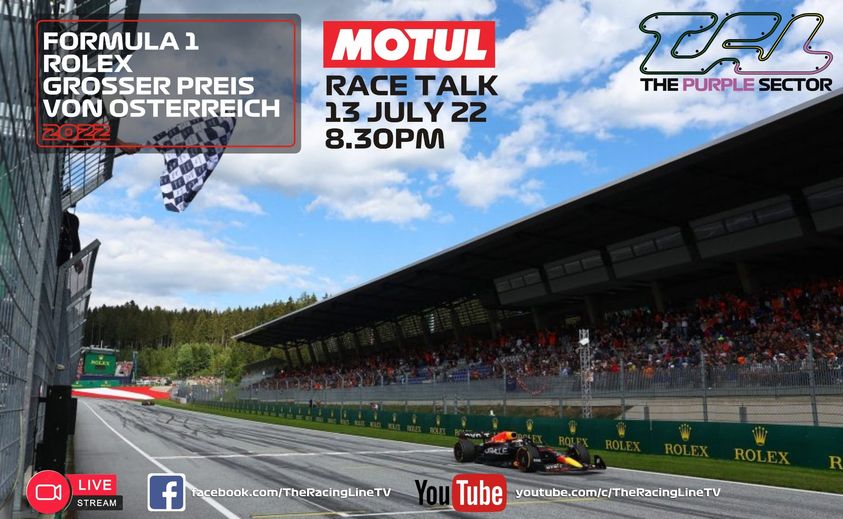The Racing Line's The Purple Sector F1 Race Talk Live! Tonight 8:30pm ...
