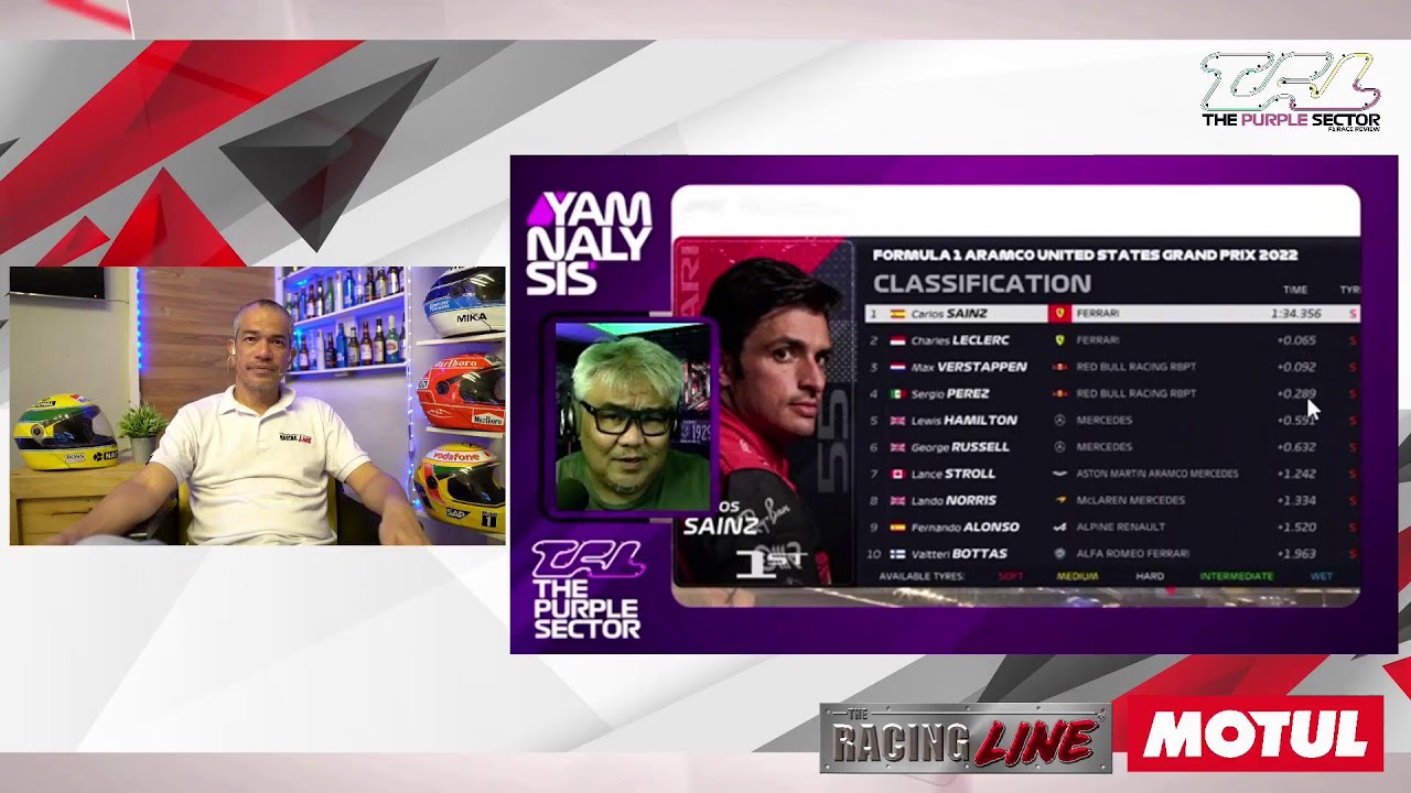 The Purple Sector F1 Race Talk Live 2022 US GP - The Racing Line TV