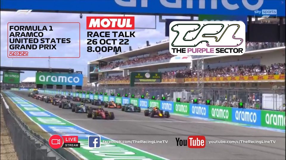 The Purple Sector F1 Race Talk Live Tonight at 8:00pm F1 United States ...