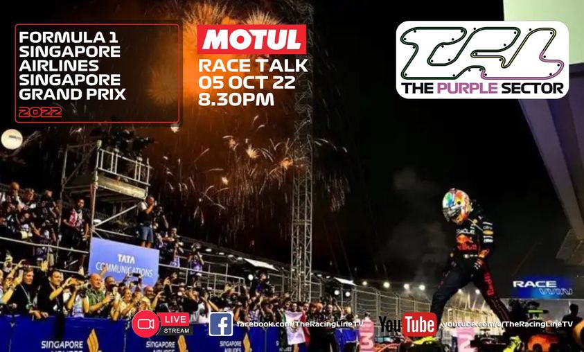 We are back tonight! The Purple Sector F1 Race Talk 2022 Singapore GP ...